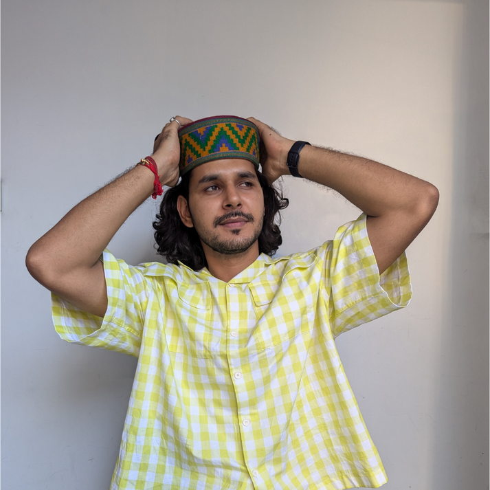 Bhuttico Heritage Kullu Cap- Green Color – Bhuttico Shawls