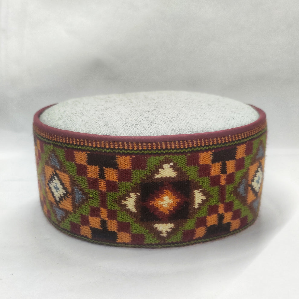 Colorful Traditional Typical Himachali Cap – Bhuttico Shawls