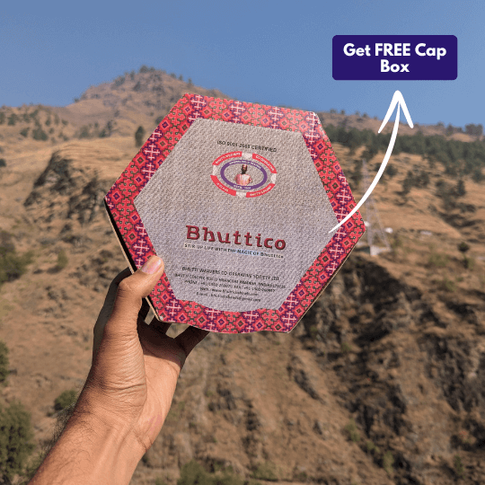 Buy Bhuttico Green Himachali Cap - Bushehri Style – Bhuttico Shawls